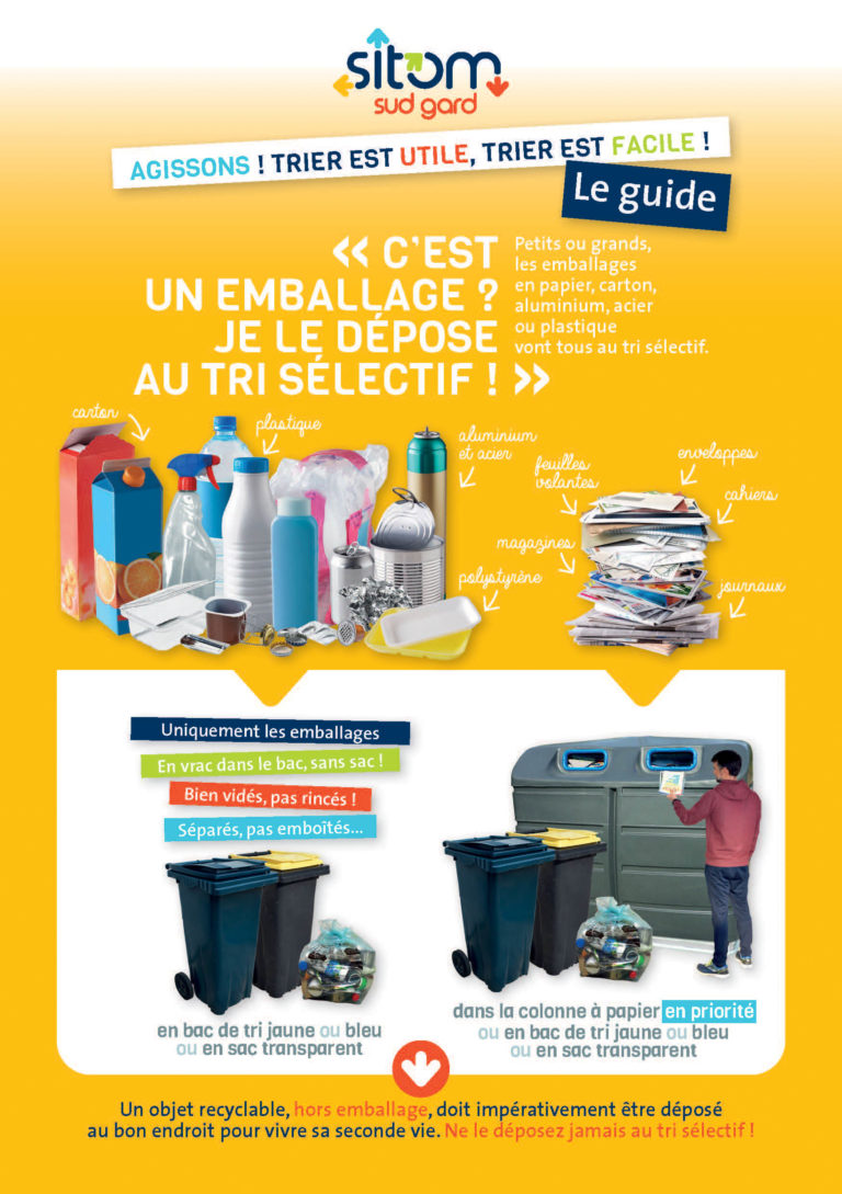 21 avril – COMMUNICATION – Guide du tri sélectif - Mairie de Sernhac